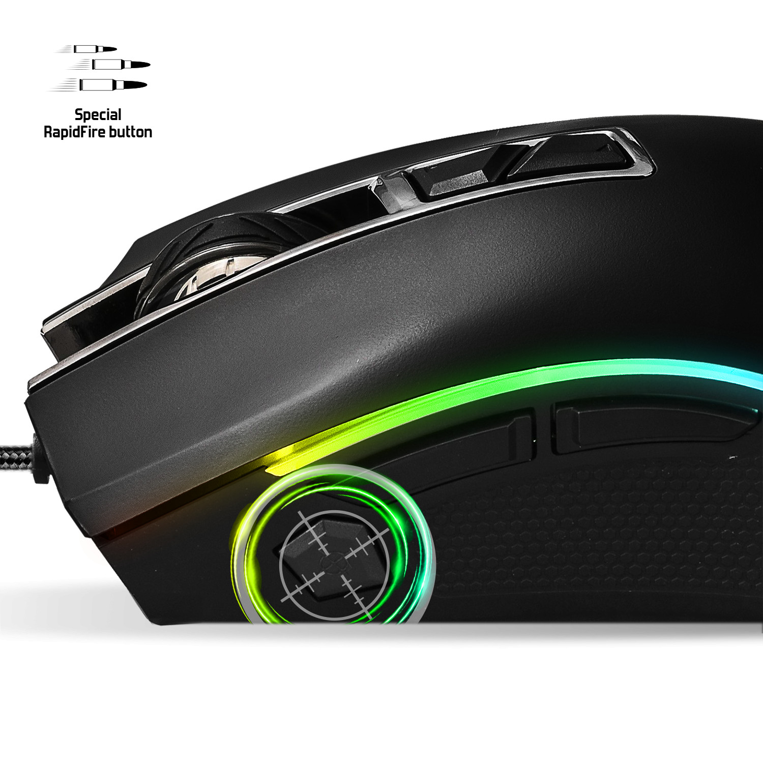 Spirit Of Gamer PRO-M6 RGB Gaming Mouse 6400DPI – GameBuster